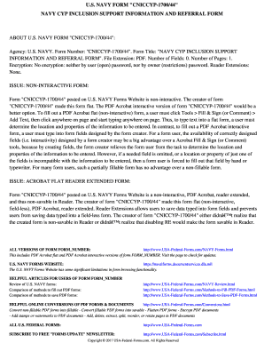 Fillable Online U.S. NAVY Form CNICCYP-1700/44. NAVY CYP INCLUSION ...