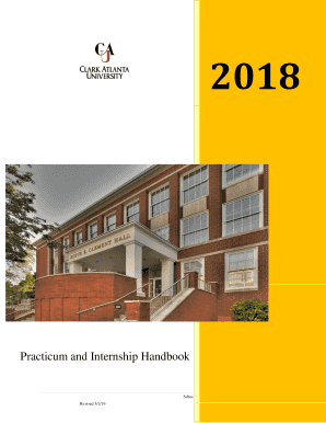 Fillable Online School Counseling Practicum and Internship Handbook Fax Email Print - pdfFiller