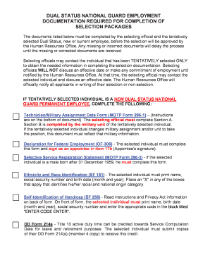 Fillable Online REQUIRED-DOCUMENTATION-FOR-DUAL-STATUS-SELECTION-PACKET ...