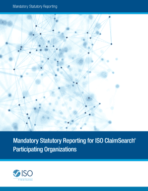 Fillable Online ISO ClaimSearchImprove Claims Processing & Prevent ...