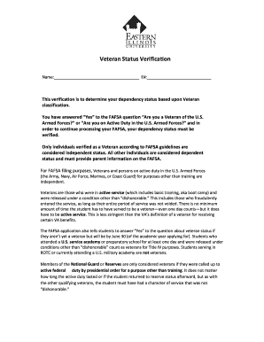 Fillable Online XVET Veteran Status Verification Fax Email Print ...