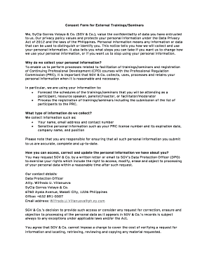 Fillable Online DPA Consent Form - SGV Fax Email Print - pdfFiller