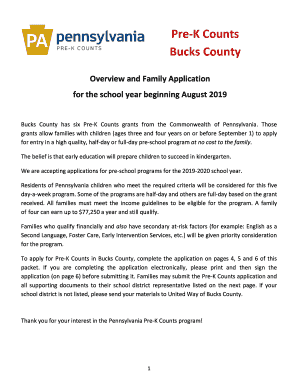 Fillable Online Pennsylvania Pre-K Counts Request for Applications (RFA ...
