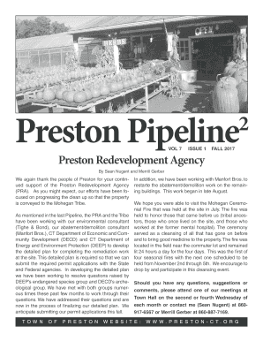 Fillable Online Preston Pipeline Fax Email Print - pdfFiller