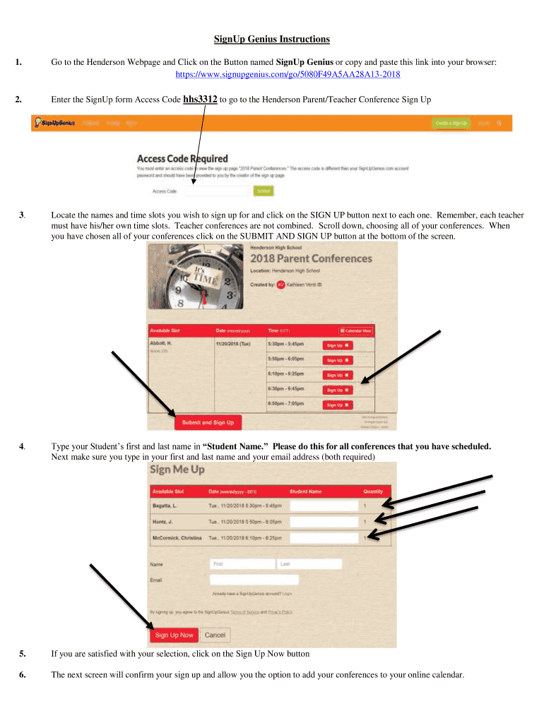 Fillable Online Find a Link to a Sign Up - Sign Up Genius Fax Email ...