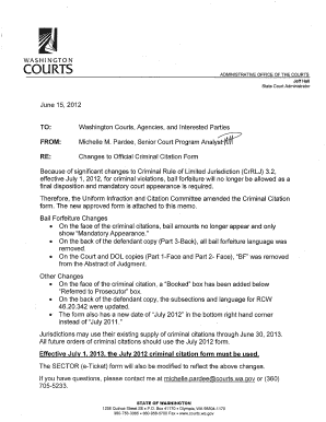 Fillable Online CRIMINAL CITATION - PART 1 - FACE Fax Email Print ...