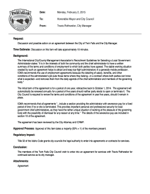 Fillable Online Travis Rothweiler, City Manager Fax Email Print - pdfFiller