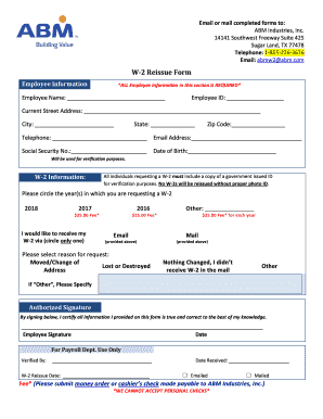 Abm W2 - Fill Online, Printable, Fillable, Blank | pdfFiller