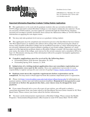Fillable Online are currently a CUNY student, you must apply for a ...