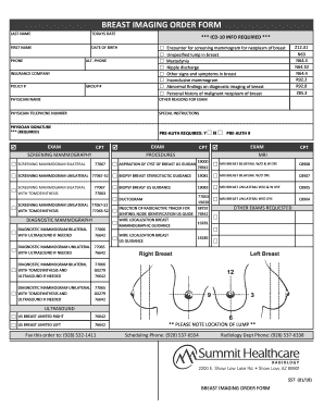 Fillable Online Breast Imaging Request Form - VCU Health Fax Email ...