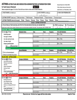 Fillable Online Medication Administration Authorization Form - MDH-4758 ...