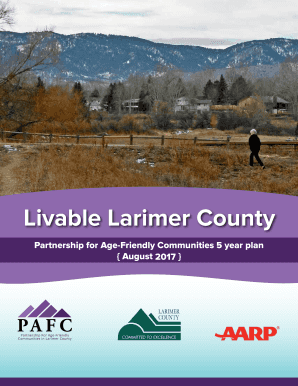 Fillable Online Livable Larimer County. Larimer County Age-Friendly Action Plan Fax Email Print ...