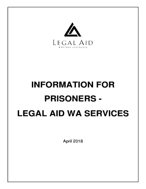 Fillable Online Legal Aid Western Australia - department.justice.wa.gov ...