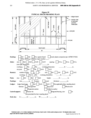 Fillable Online Deck / PorchPlan Check List Fax Email Print - pdfFiller
