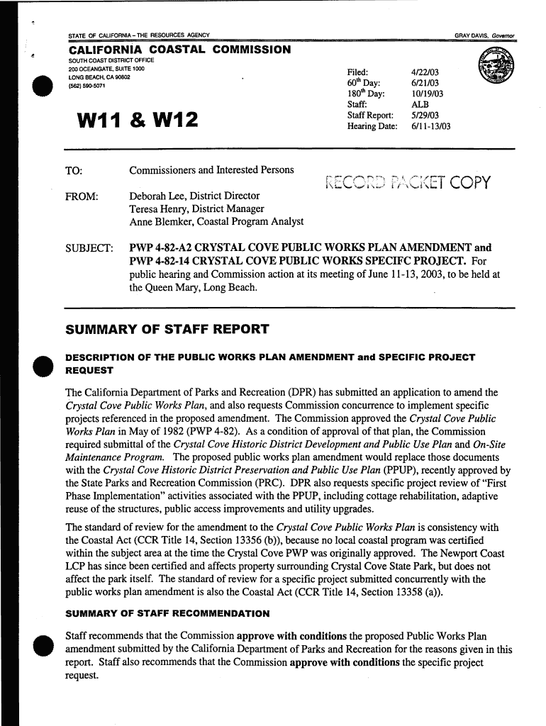 Fillable Online documents coastal ca W11 & W12 Fax Email Print - pdfFiller