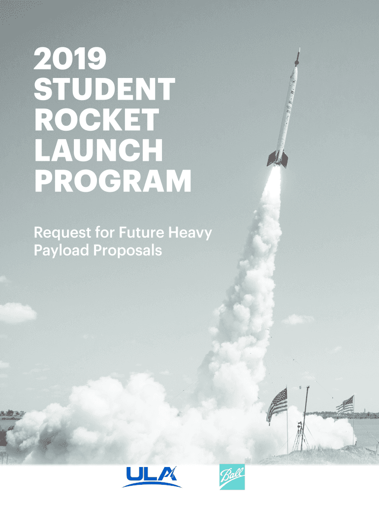 Fillable Online United Launch Alliance Announces K-12 Student Rocket ...