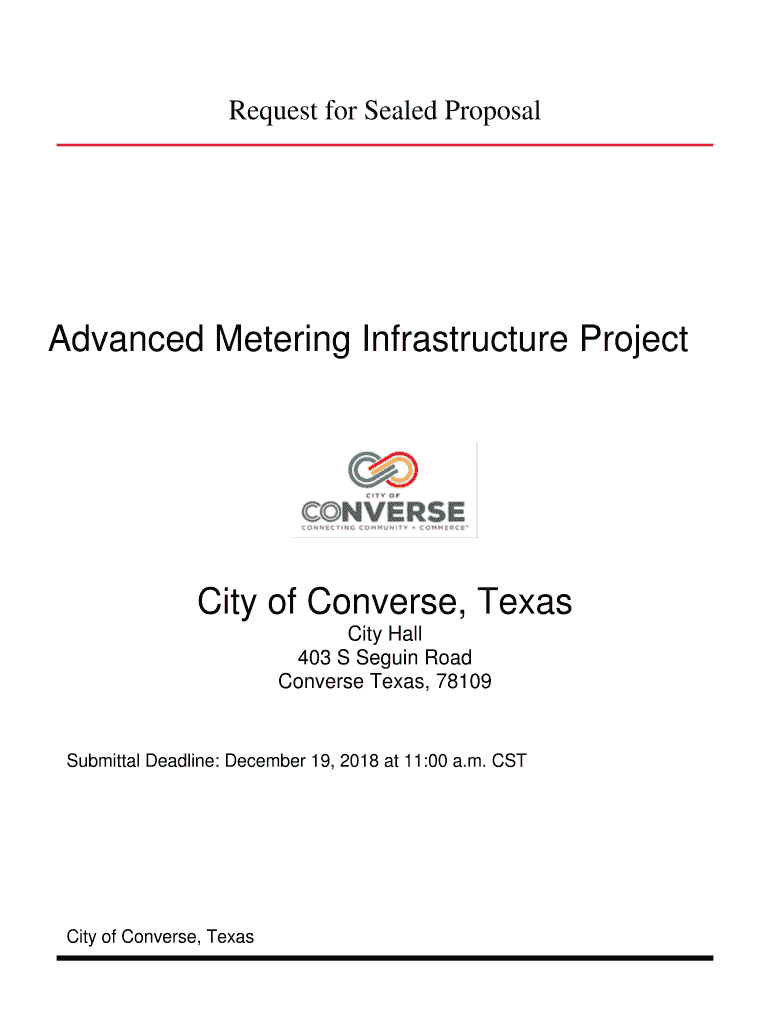 Fillable Online Advanced Metering Infrastructure Project Fax Email ...