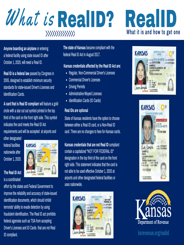 Fillable Online Real ID - What it is and how to get one. Real ID - What ...