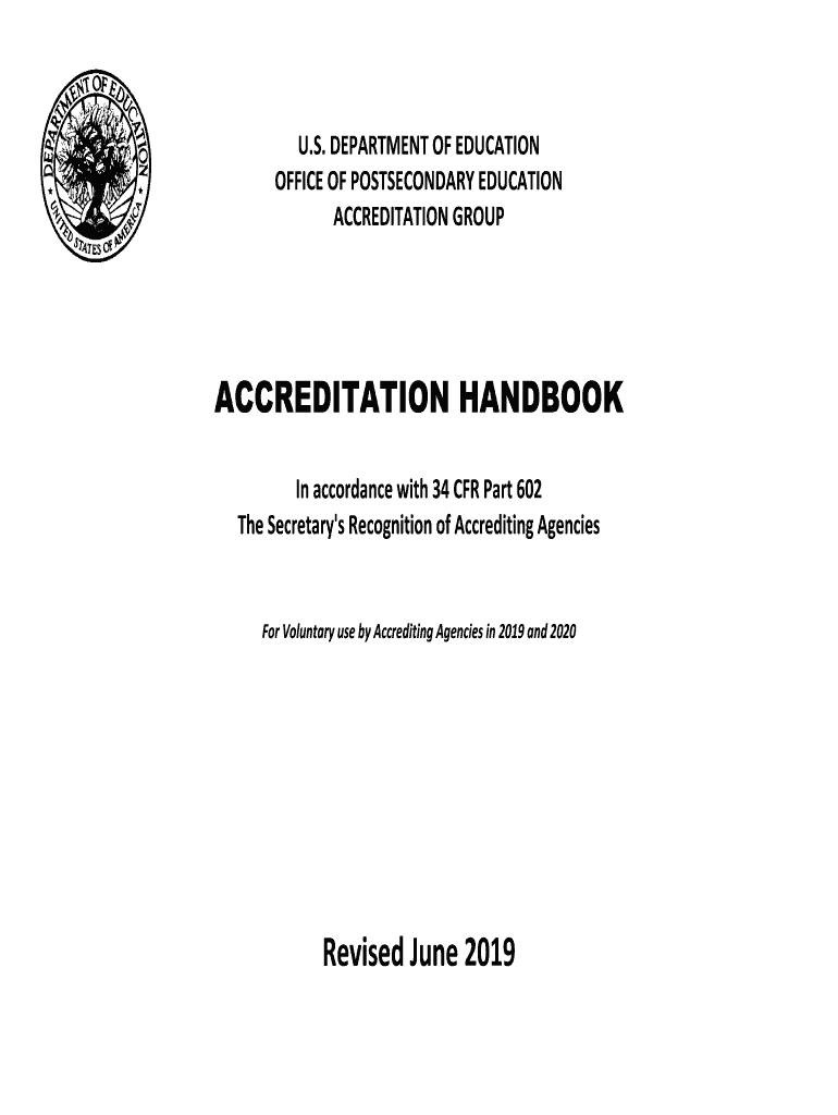 Fillable Online www2 ed Accreditation in the United States - Guidelines ...