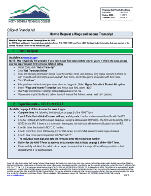 Fillable Online How to Request a Wage and Income Transcript Fax Email ...