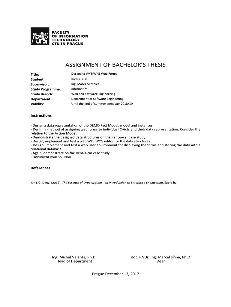 Fillable Online dspace cvut Designing WYSIWYG Web Forms Fax Email Print - pdfFiller