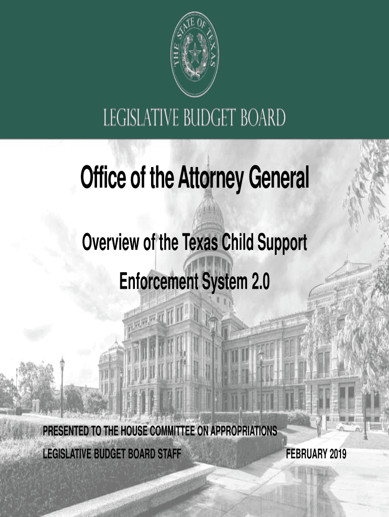 Fillable Online Overview of the Texas Child Support Fax Email Print ...