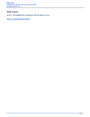 Fillable Online BOOK FREE Download P45 Form Pdf. P45 Form Fax Email ...