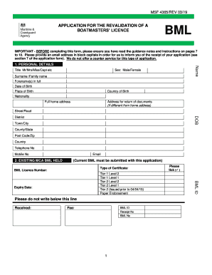 MSF 4365/REV 03/19 - Fill and Sign Printable Template Online