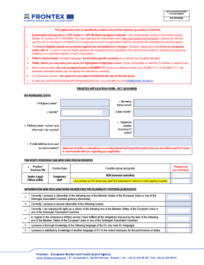 Fillable Online Application Form - Senior Legal Officer (AD8) in LPU ...
