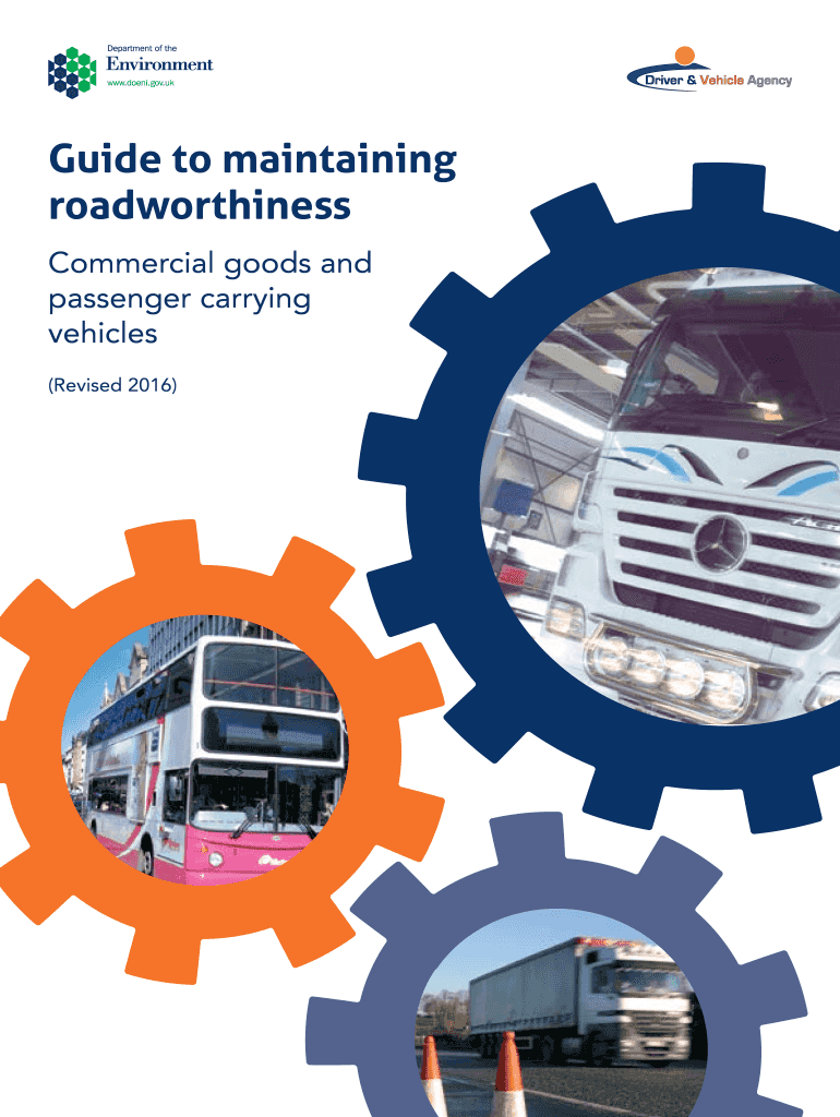 Fillable Online Guide to maintaining roadworthiness - commercial goods ...