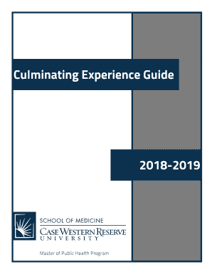 Fillable Online Culminating Experience Overview Fax Email Print - pdfFiller