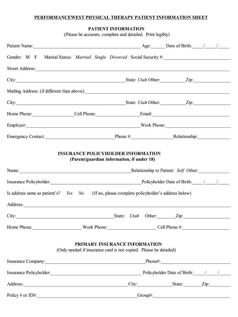 Therapy Sheet - Fill Online, Printable, Fillable, Blank | pdfFiller