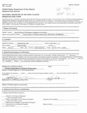 Fillable Online National Register of Historic Places Registration Form ...