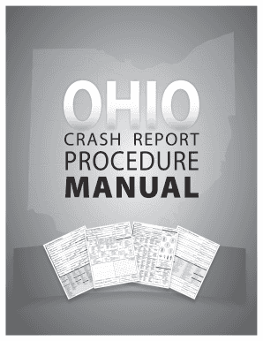 Fillable Online Ohio Crash Report Procedure Manual. crash investigation ...