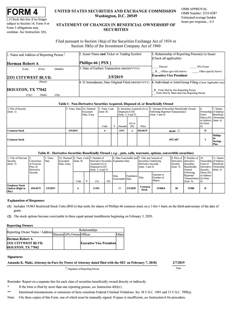 Fillable Online 12512418.rtf - FORM 4 OMB APPROVAL OMB Number 3235-0287 ...