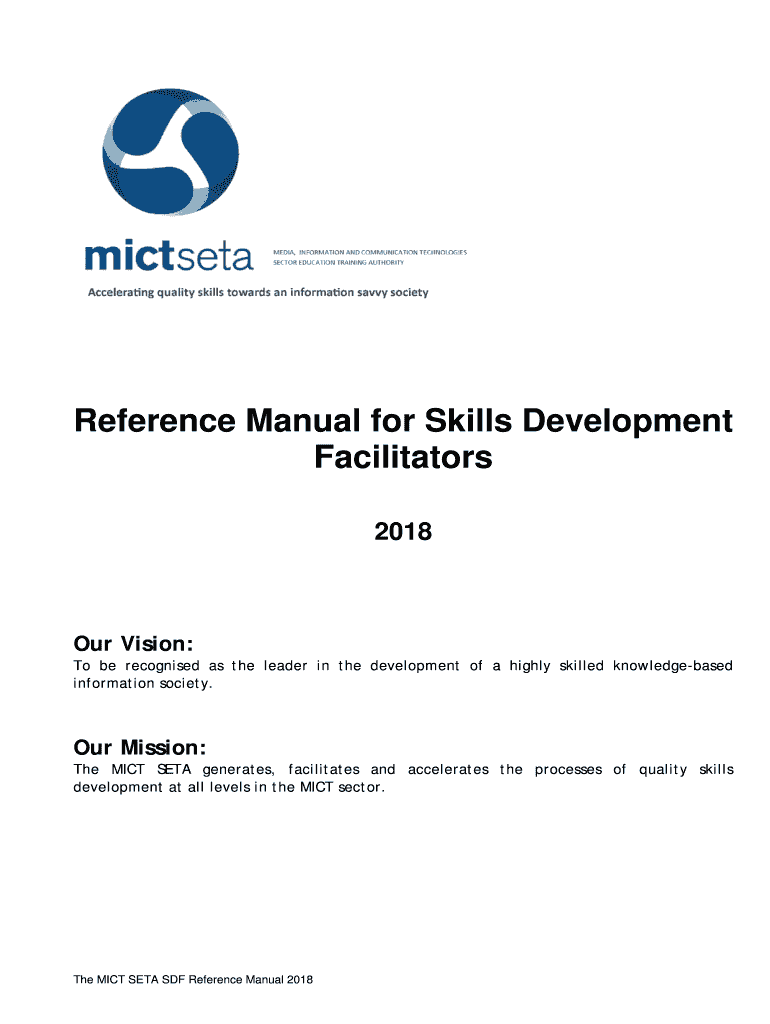 Fillable Online MICT SETA in skills development - Service Publication ...