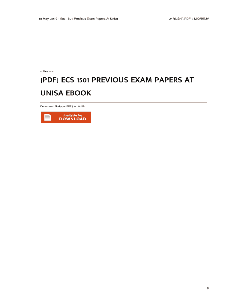 Ecs1501 Pdf - Fill Online, Printable, Fillable, Blank | pdfFiller