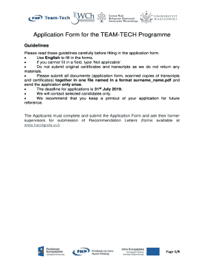 Submit Application Form | pdfFiller