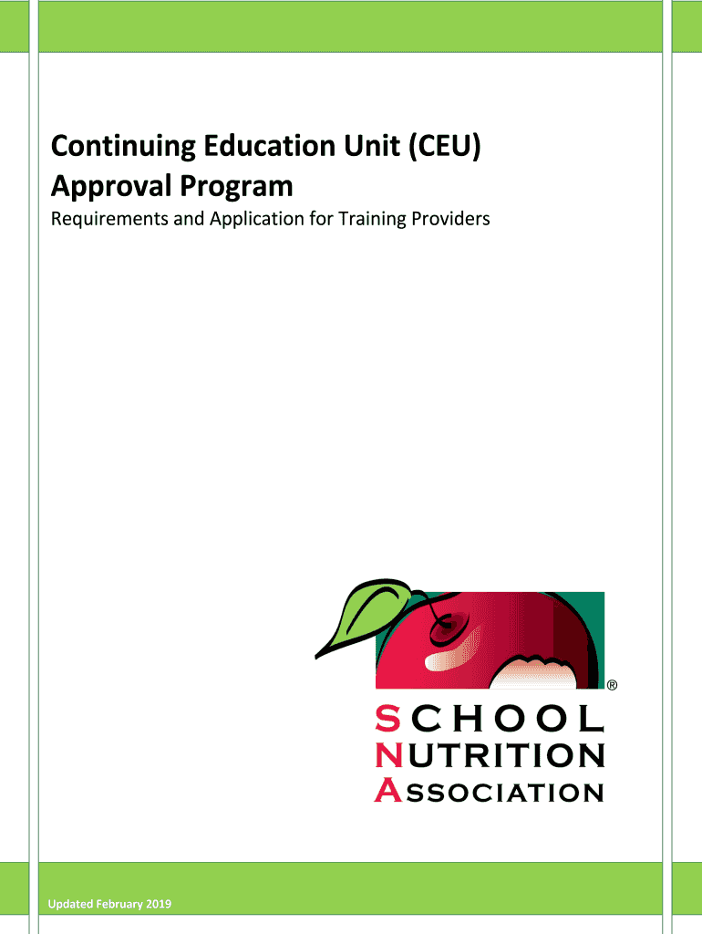 Fillable Online Continuing Education Unit (CEU) Fax Email Print - pdfFiller