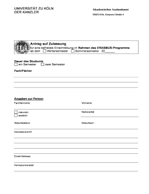 Ausfüllbar Online relint uva Fachhochschule K ln Cologne University of ...