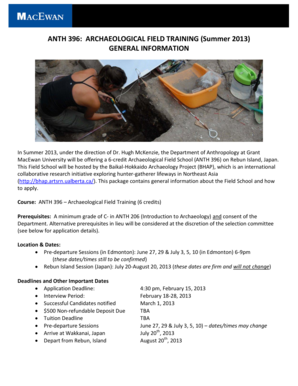 Fillable Online APPLICATION FORM - Faculty Web Pages - MacEwan University Fax Email Print ...