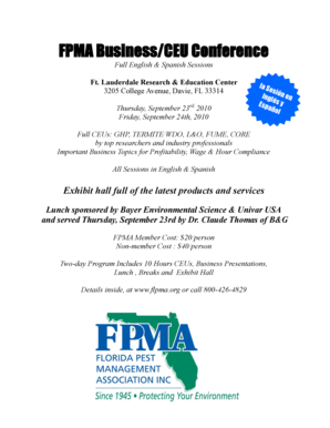 Fillable Online flpma CEU application for training.pub - flpma Fax ...