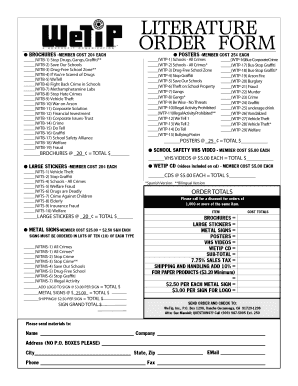 Fillable Online nbsia School House literature order form.indd Fax Email Print - pdfFiller