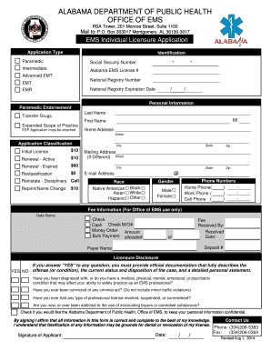 Fillable Online adph OFFICE OF EMS - adph Fax Email Print - pdfFiller