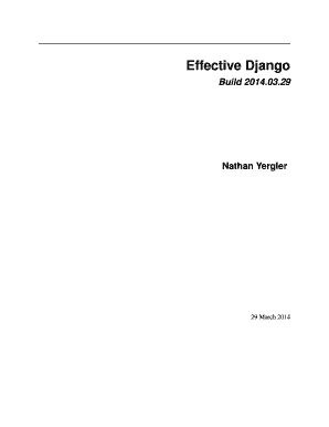 Fillable Online Downloading - Effective Django Fax Email Print - pdfFiller