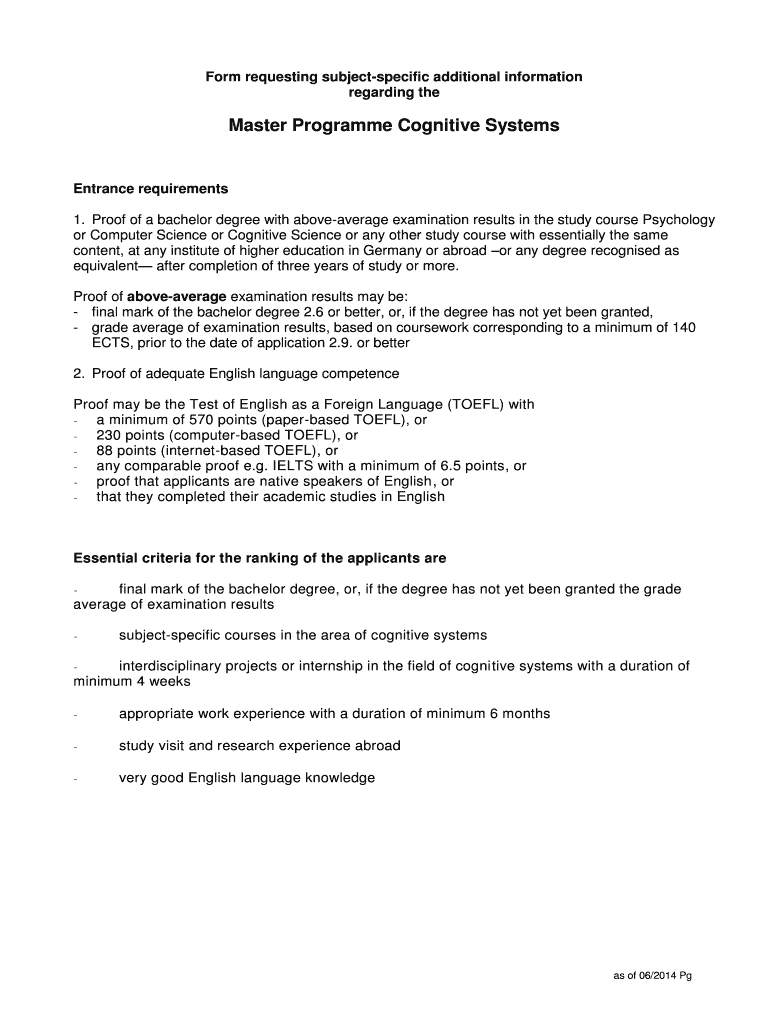 Fillable Online uni-ulm Form requesting subject-specific additional information - uni-ulm Fax ...