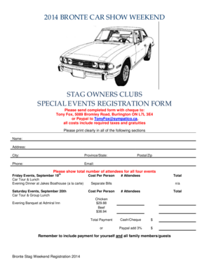 Fillable Online bsccoc Stag Weekend Registration Form - bsccoc Fax ...