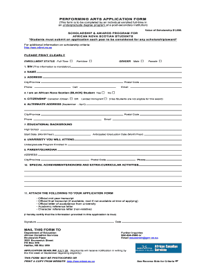 Fillable Online PERFORMING AR Fax Email Print - pdfFiller