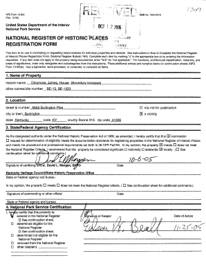 Fillable Online pdfhost focus nps National register of historic registration form - National ...