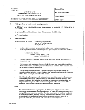 Fillable Online blm Form 2800-14 Issuing Office - blm Fax Email Print - pdfFiller